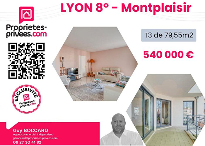 Appartement à vendre - Lyon e , Monplaisir - 3 pièces - 2 chambres