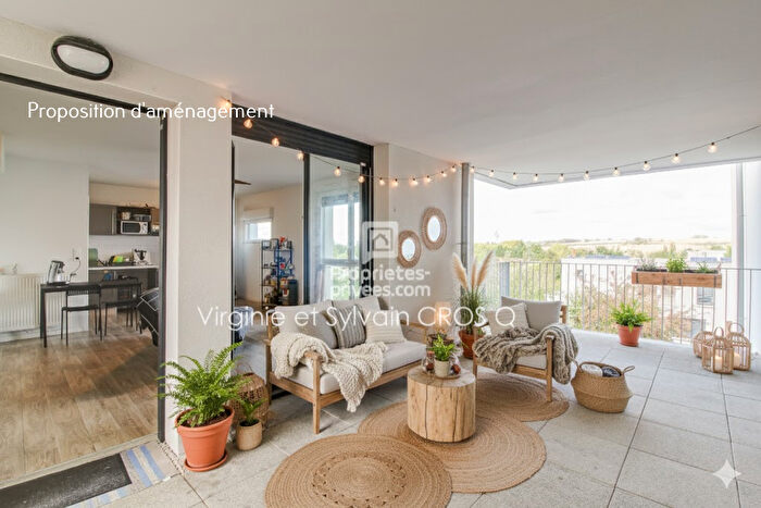 Appartement à vendre - Saint-Orens-de-Gameville - 3 pièces - 2 chambres