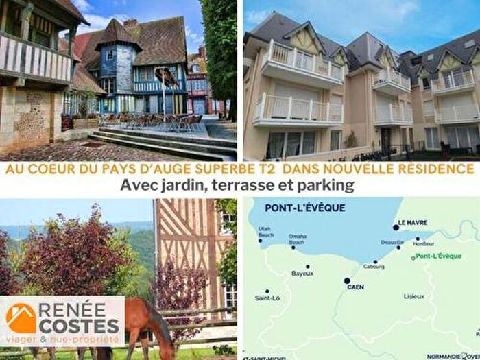 Appartement à vendre - Pont-lévêque - 2 pièces - 1 chambre