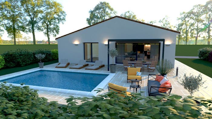 Maison 4 pièces à Saint-Jean-Lasseille, à vendre