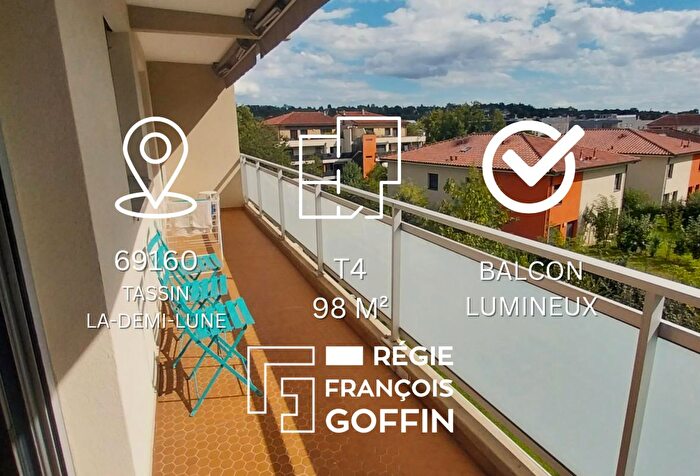 Appartement à louer - Tassin-la-Demi-Lune, Alaï - 4 pièces - 3 chambres