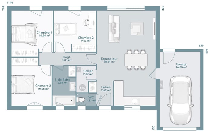 Maisons à vendre et appartements à louer - 3