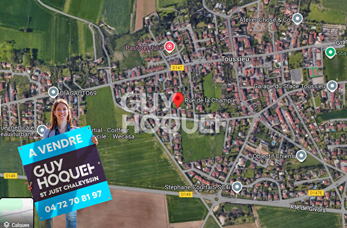 Appartement à vendre - Toussieu - 4 pièces - 3 chambres