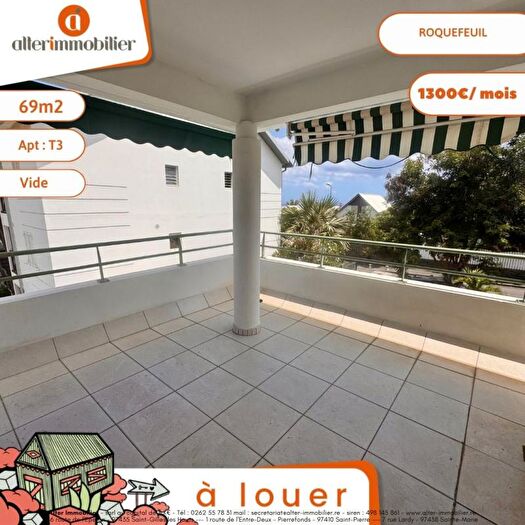 Appartement à louer - Saint-Paul - 3 pièces - 2 chambres