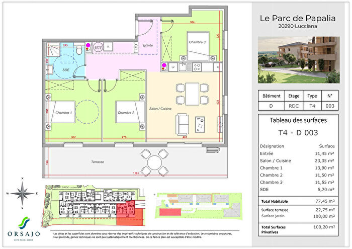 Appartement 4 pièces à Lucciana, à vendre