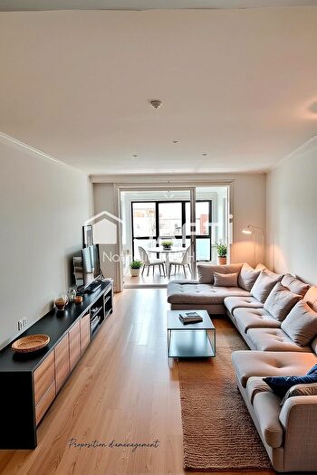 Appartement à vendre - Montévrain - 3 pièces - 2 chambres