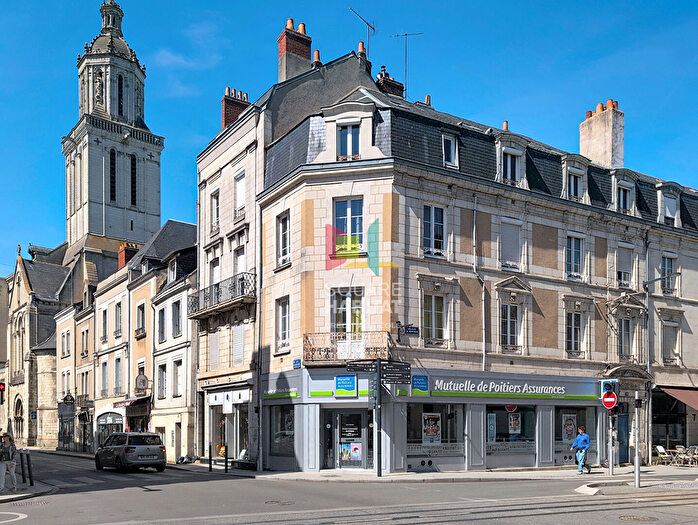 Appartement à vendre - Angers, Doutre, Saint-Jacques - 4 pièces - 3 chambres