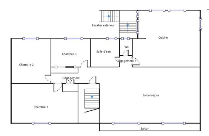 Maison à vendre - Pusignan - 7 pièces - 5 chambres