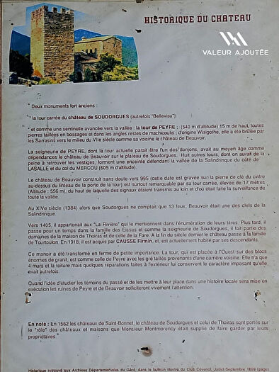Soudorgues - Maison 10 pièces à vendre