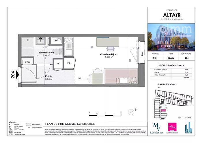 Appartement à vendre - Gières - 1 pièce