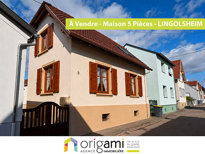 Lingolsheim, Tiergaertel, Européen, Alouettes, Galilée, Tanneries : Maison 5 pièces à vendre