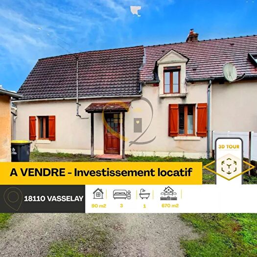 Maison à vendre - Vasselay - 4 pièces - 3 chambres