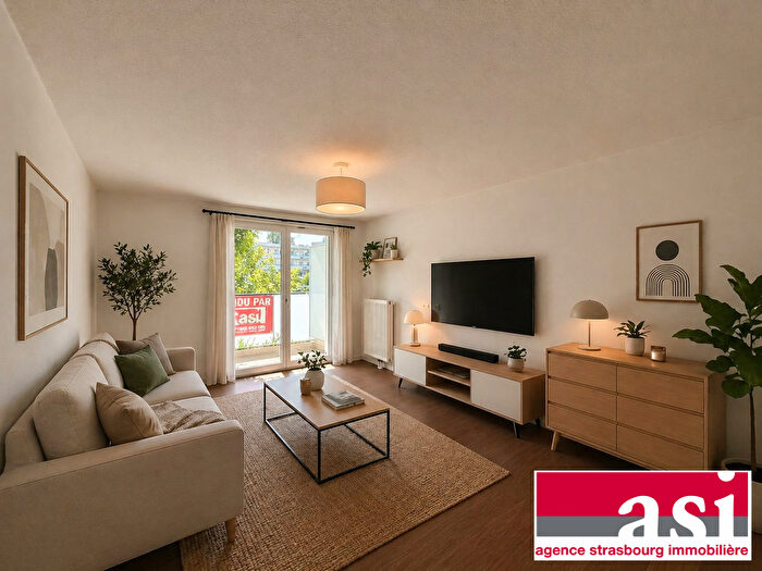Appartement à vendre - Strasbourg, Meinau, Plaine des Bouchers, Hohwarth - 1 pièce