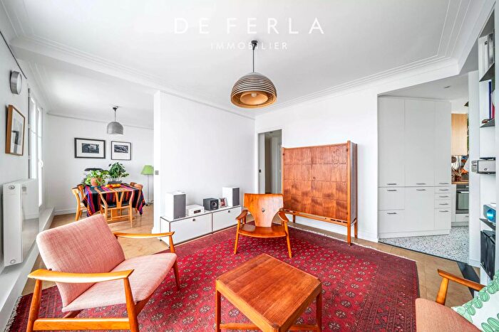 Appartement à vendre - Paris e , Montparnasse, Raspail - 3 pièces - 2 chambres