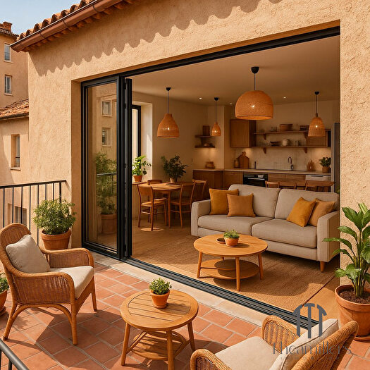 Appartement à vendre - Hyères - 3 pièces - 2 chambres