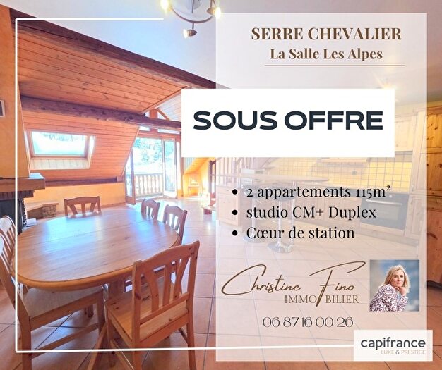 Appartement à vendre - La Salle-les-Alpes - 6 pièces - 3 chambres