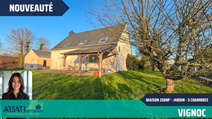 Maison à vendre - Vignoc - 7 pièces - 4 chambres