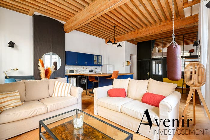 Lyon 1er, Haut, Coeur des Pentes : Appartement 3 pièces à vendre