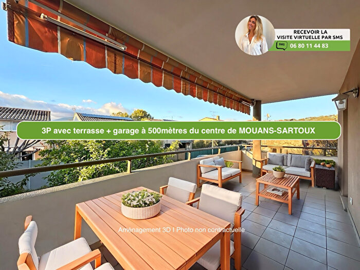 Appartement à vendre - Mouans-Sartoux - 3 pièces - 2 chambres