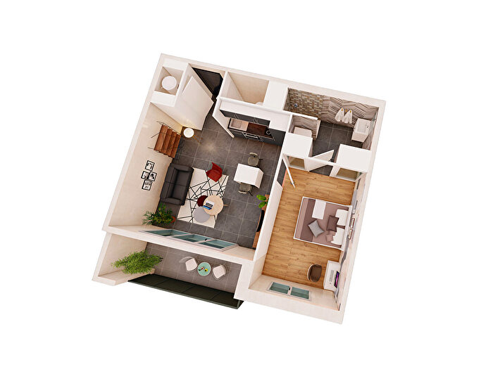 Appartement à vendre - Albi, Le Lude, Bellevue - 2 pièces - 1 chambre