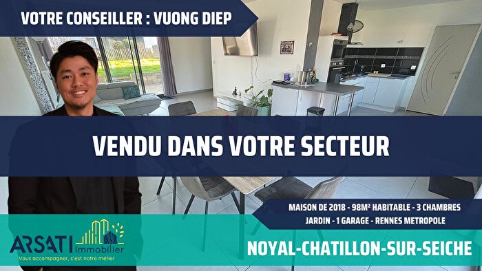 Maison à vendre - Noyal-Châtillon-sur-Seiche - 4 pièces - 3 chambres
