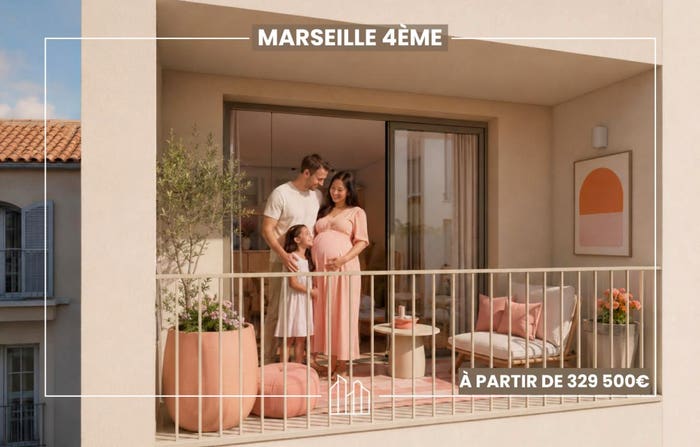 Marseille 4ème, Cinq Avenues : Maison 2 pièces à vendre