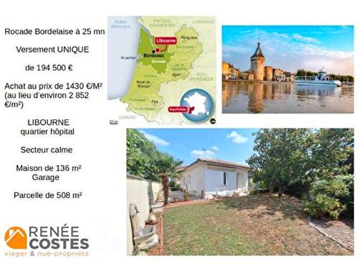 Maison à vendre - Libourne, Max Linder, Hôpital - 5 pièces - 3 chambres