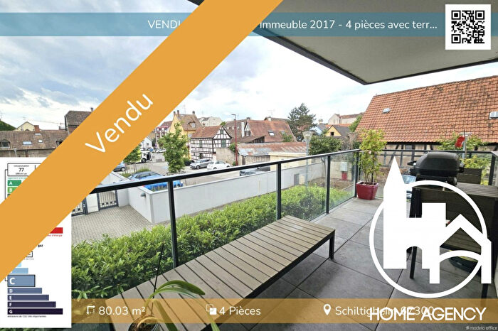 Appartement à vendre - Schiltigheim - 4 pièces - 3 chambres