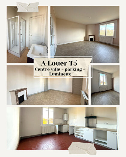 Appartement à louer - Montauban, Centre-ville - 5 pièces - 4 chambres