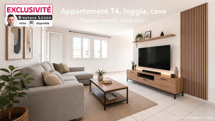 Appartement 4 pièces à Montélimar, Les Champs, Les Blaches, Beaulieu, à vendre