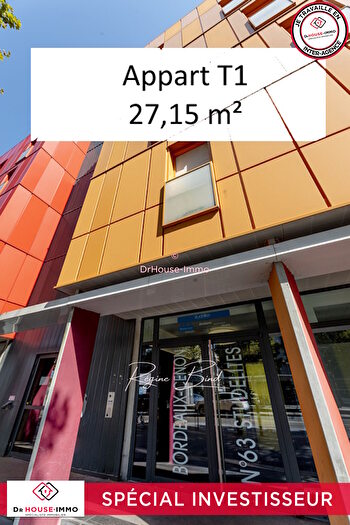 Appartement à vendre - Cenon, Mairie, Lissandre - 1 pièce - 1 chambre