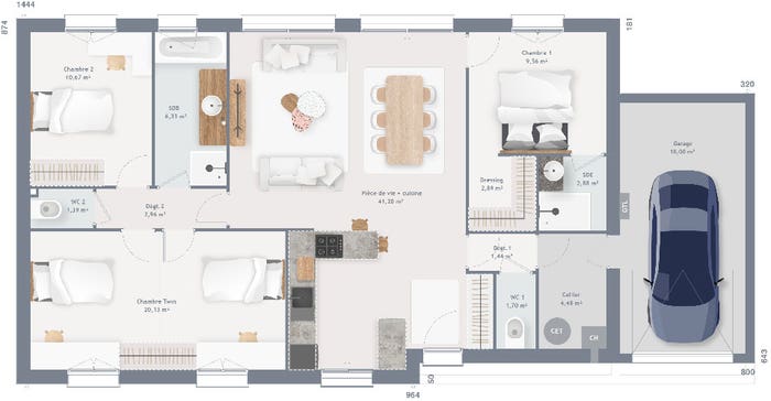 Maisons à vendre et appartements à louer - 2