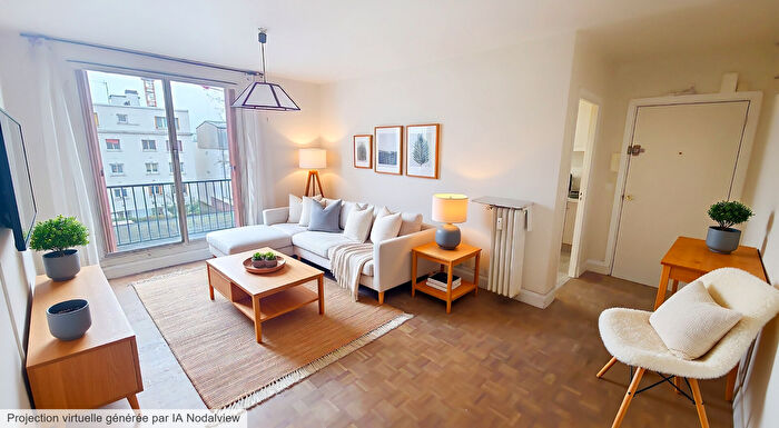 Appartement à vendre - Issy-les-Moulineaux, Les Epinettes, Le Fort, Les Hauts dIssy - 3 pièces - 2 chambres