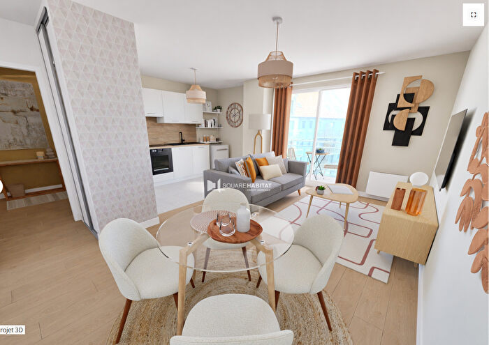 Appartement à vendre - Calais, Hôtel de ville - 3 pièces - 2 chambres