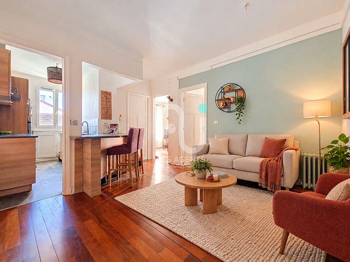 Asnières-sur-Seine, Centre-ville : Appartement 3 pièces à vendre