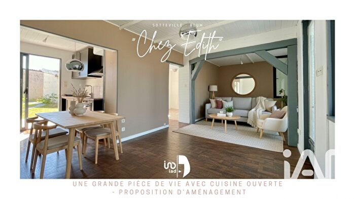 Maison à vendre - Sotteville-lès-Rouen, Trianon, Jardin des Plantes, Léon Blum - 2 pièces - 1 chambre