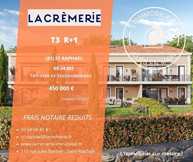 Saint-Raphaël, Plateau Notre-Dame - Appartement 3 pièces à vendre