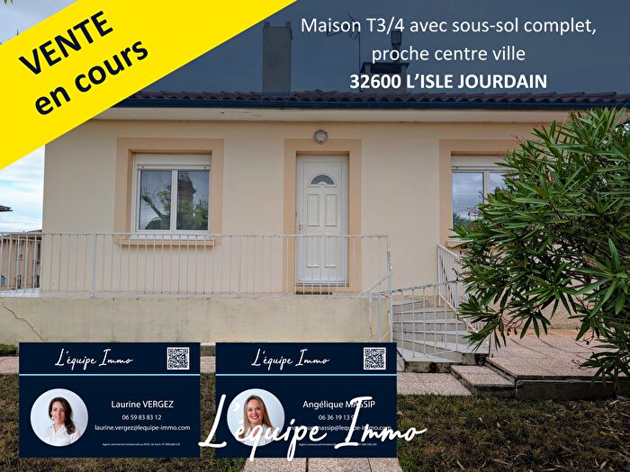 Maison à vendre - LIsle-Jourdain - 4 pièces - 3 chambres