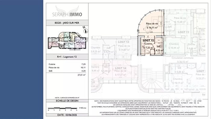 Appartement à vendre - Jard-sur-Mer - 1 pièce