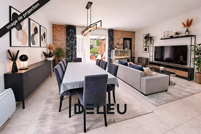 Maison à vendre - Marcq-en-Bar ul, Marcq-en-Baroeul - 4 pièces - 3 chambres
