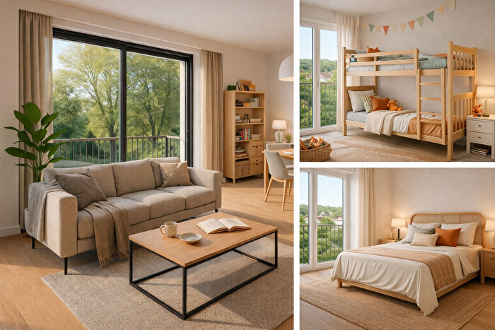 Appartement à vendre - Cucq - 3 pièces - 2 chambres