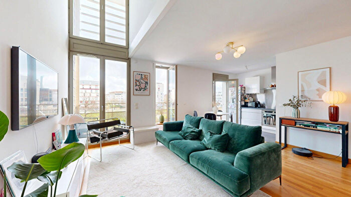 Appartement à vendre - Nanterre, Chemin de lîle - 3 pièces - 2 chambres