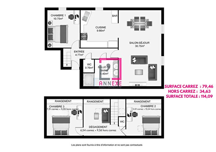 Maisons à vendre et appartements à louer - 3