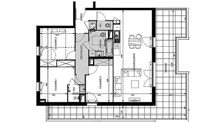 Appartement à vendre - La Ciotat, La Tour - 4 pièces - 3 chambres
