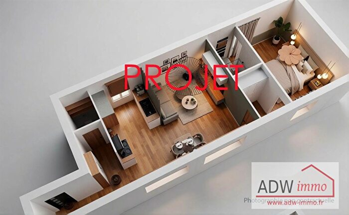 Appartement 2 pièces à vendre à Melun, Rive de Seine, Sud