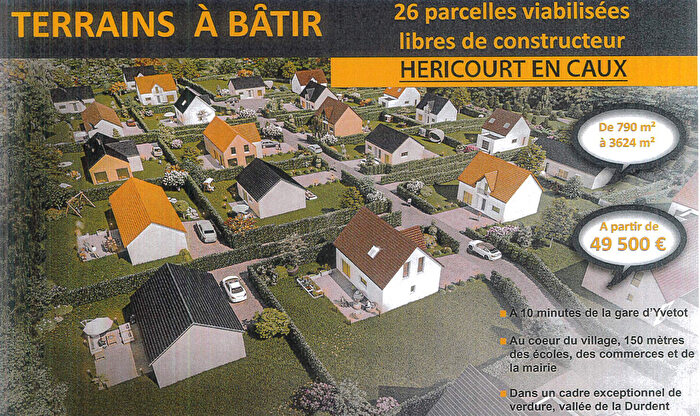 Héricourt-en-Caux : Maison 4 pièces à vendre