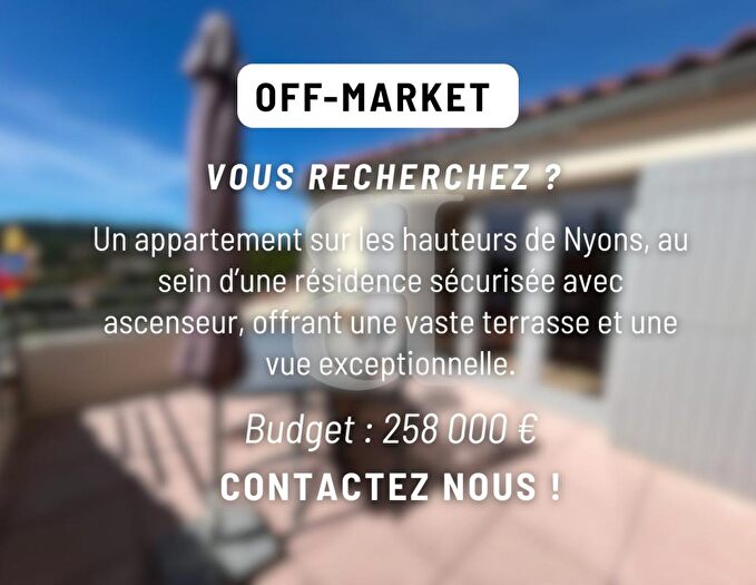 Appartement à vendre - Nyons - 3 pièces - 2 chambres