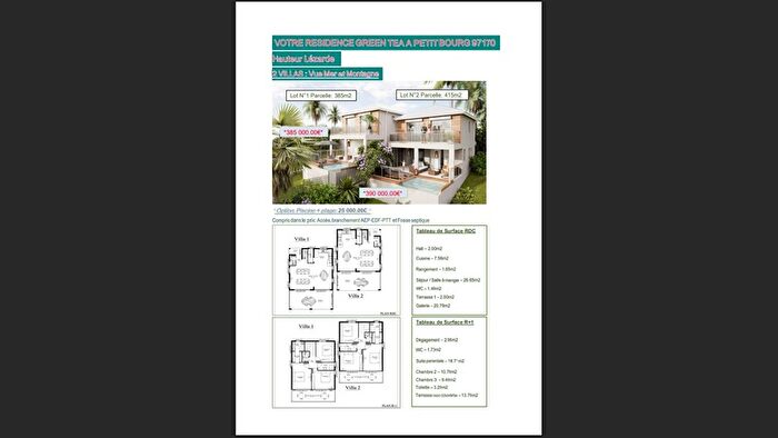 Maison à vendre - Petit-Bourg - 4 pièces - 3 chambres