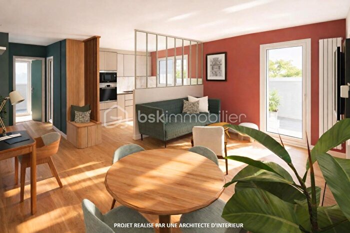 Appartement à vendre - Achères, Champs de Villars, Le Magasin, Gare, Petite-Arche - 2 pièces - 1 chambre