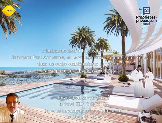 Appartement à vendre - Agde, Le Cap dAgde - 1 pièce - 1 chambre